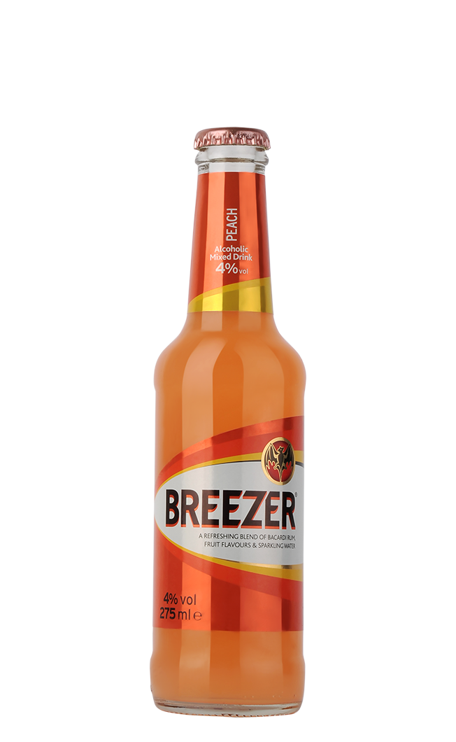 Bacardi Breezer Peach 27.5cl – Sungold Trading Ltd